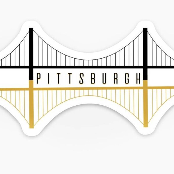 Pittsburgh Skyline Decal - Etsy