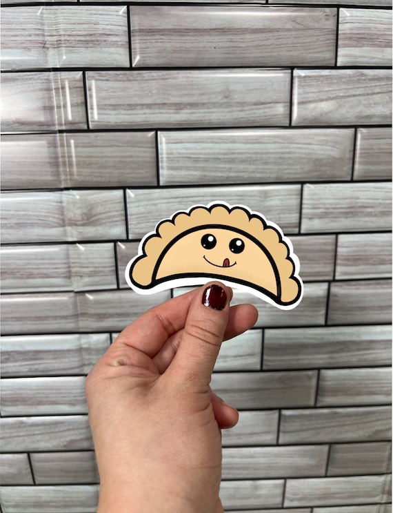 Waterproof Vinyl Happy Pierogi Sticker Free Shipping Yinz | Etsy