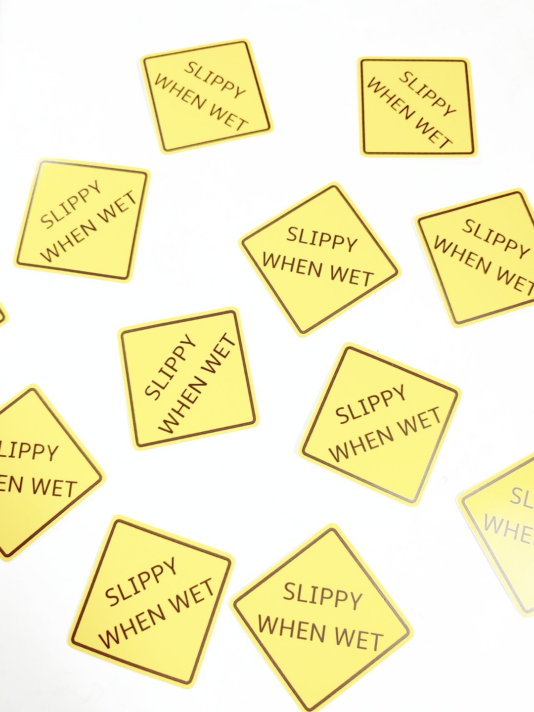 Mini Waterproof Vinyl Pittsburgh Slippy When Wet Magnet Free - Etsy