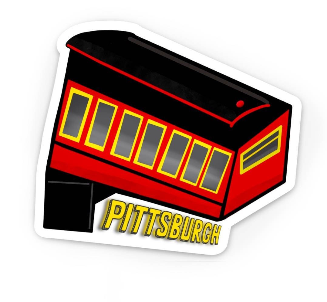 Waterproof Vinyl Pittsburgh Incline Sticker | Free Shipping ...