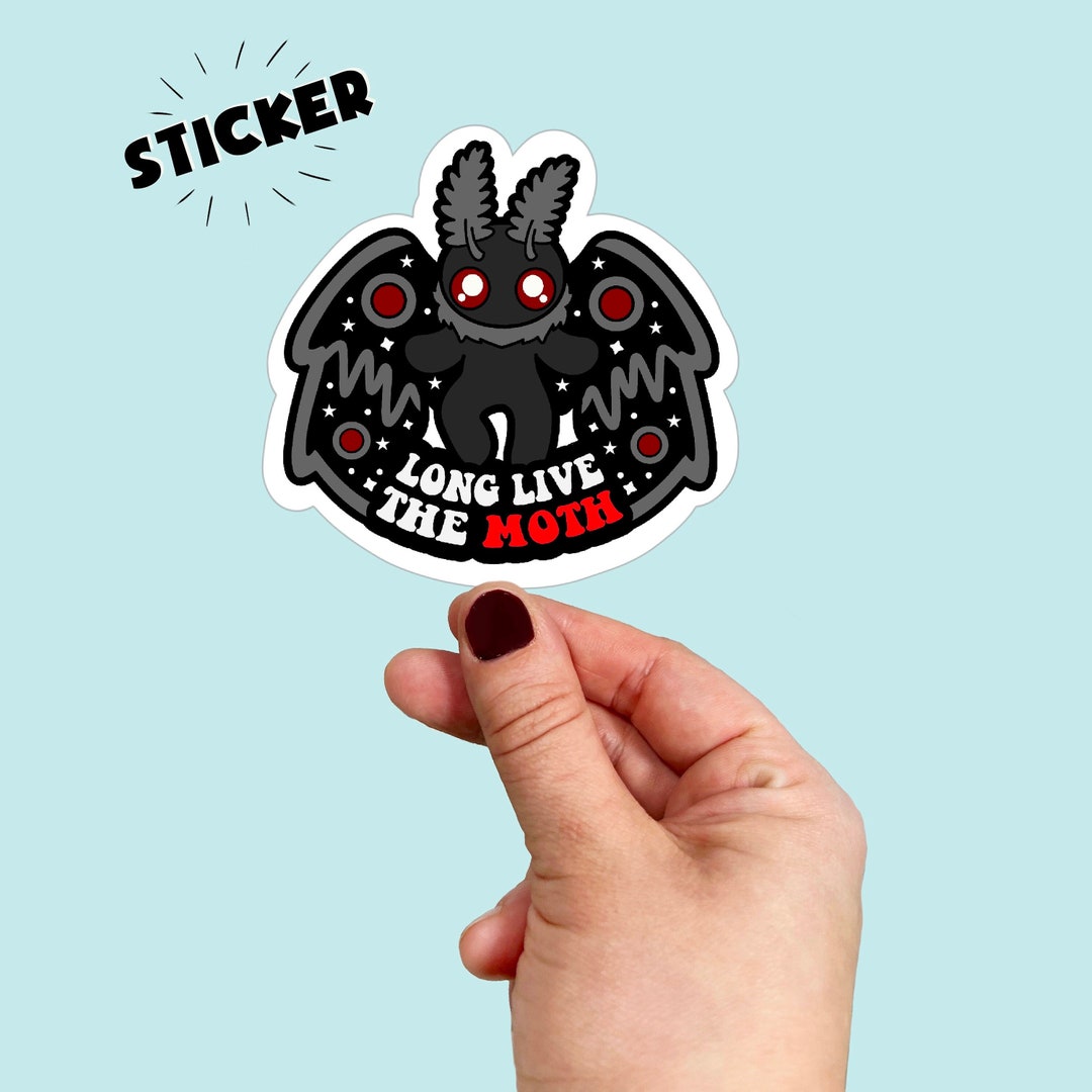 Waterproof Cute Mothman Sticker |free Shipping | Vinyl Decal | Cryptid ...