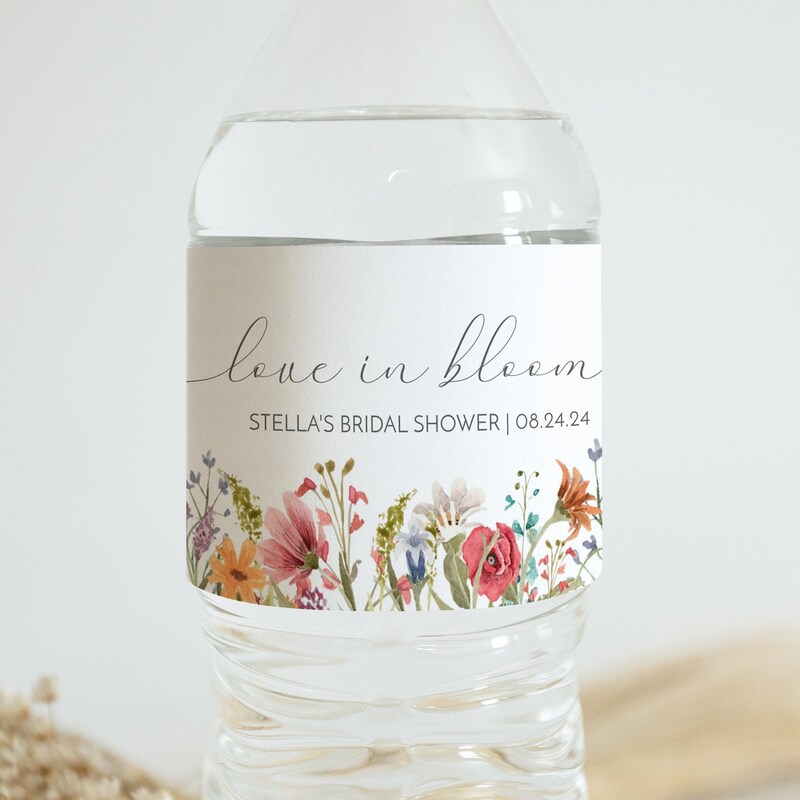 Personalized Wedding Water Bottle Labels - Etsy