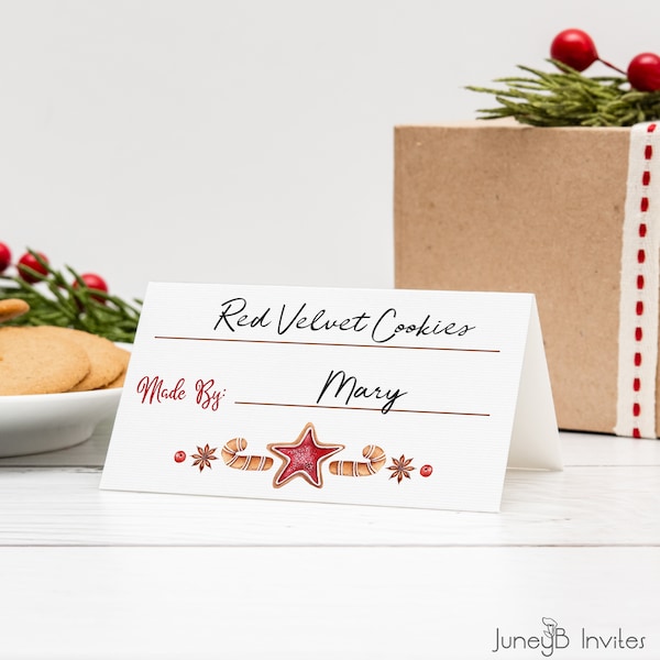 Place Card Cookies - Etsy