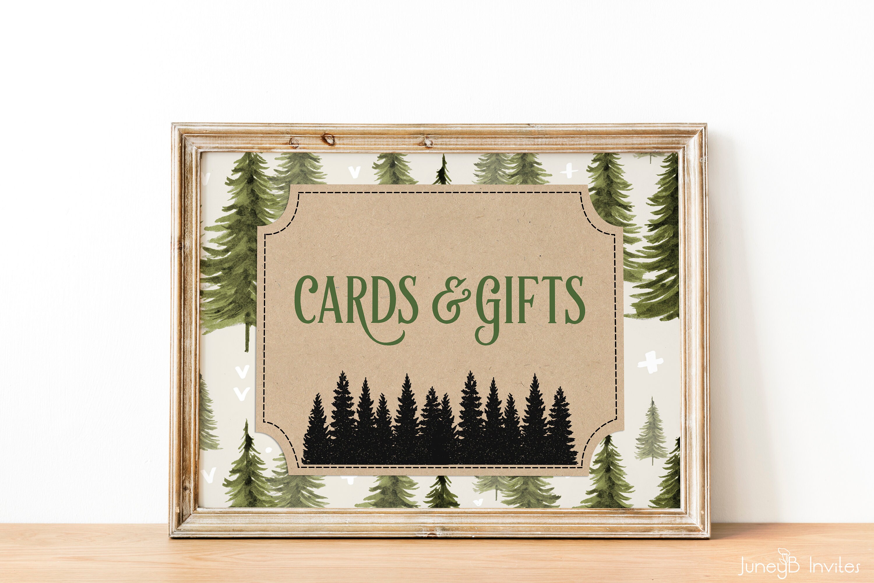 Woodland Cards and Gifts Sign Cards and Gifts Sign With - Etsy