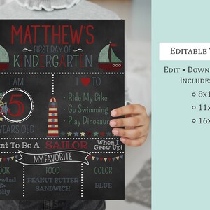 Rockets First Day of School Chalkboard Sign, Space Theme Back to School ...