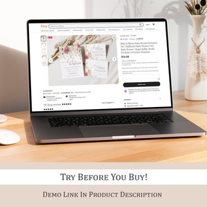 Baby in Bloom Thank You Tag | Wildflower Baby Shower Printable Favor ...