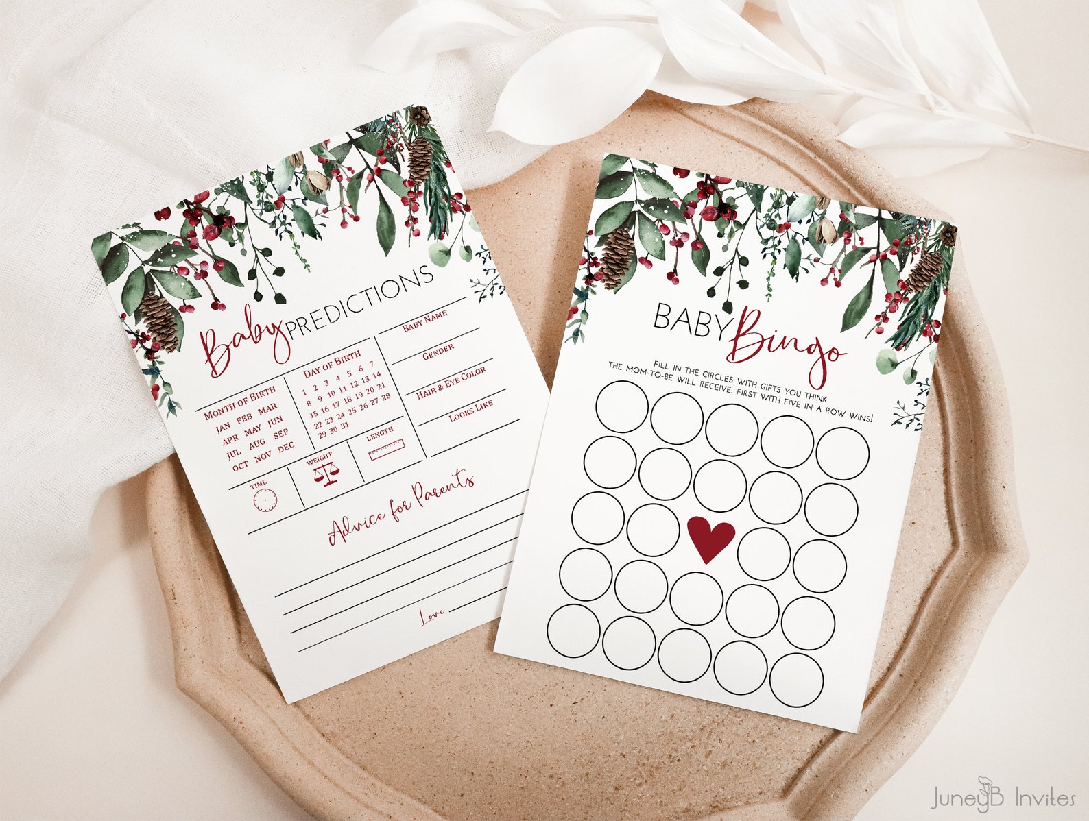 Merry Little Baby Shower Games Bundle Christmas Baby Shower - Etsy
