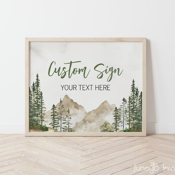 Woodland Sign - Etsy