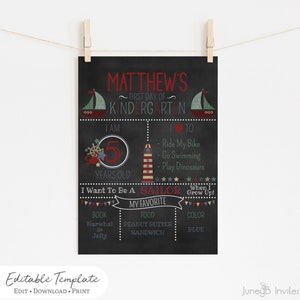 Rockets First Day of School Chalkboard Sign, Space Theme Back to School ...