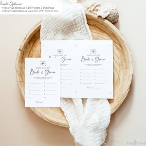 Where Were They Bridal Shower Game | Where Were the Bride and Groom ...