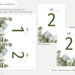 Adventure Begins Mountain Them Table Numbers Template Watercolor Forest ...