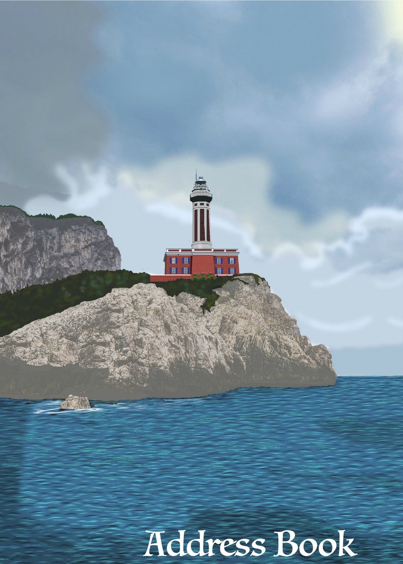 Address Book Rocky Point Lighthouse - Etsy