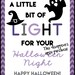 A Little Bit of Light for Your Halloween Night Glow-stick Cards ...