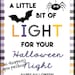 A Little Bit of Light for Your Halloween Night Glow-stick Cards ...