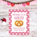 My Heart is in Knots Valentine Printable Pretzel Valentine Card ...