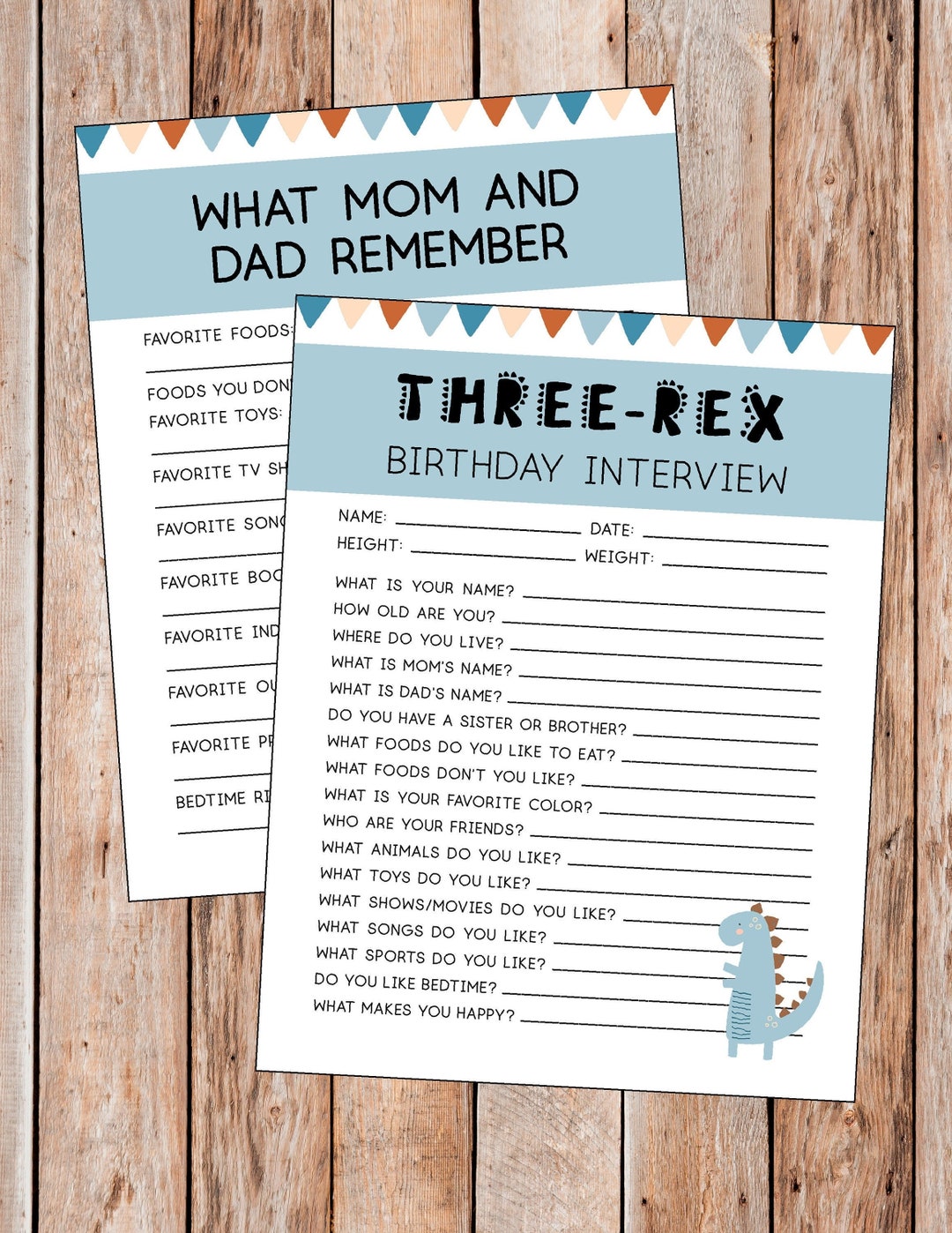 Three-rex Birthday Interview | Third Birthday Party | Dinosaur Birthday ...
