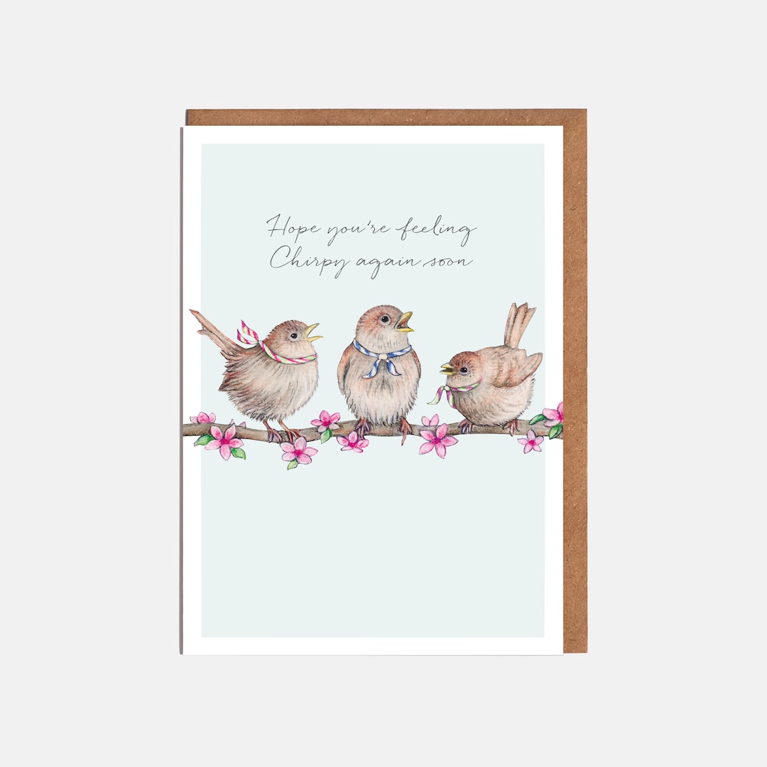 Garden Birds Get Well Soon Card hope You re Feeling Chirpy Again Soon garden-birds-get-well-soon-card-hope-you-re-feeling-chirpy-again-soon