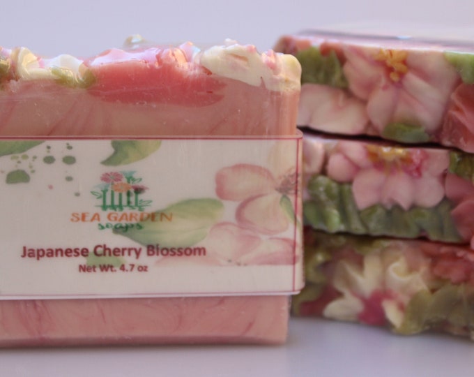 Japanese Cherry Blossom Handmade Soap - Etsy