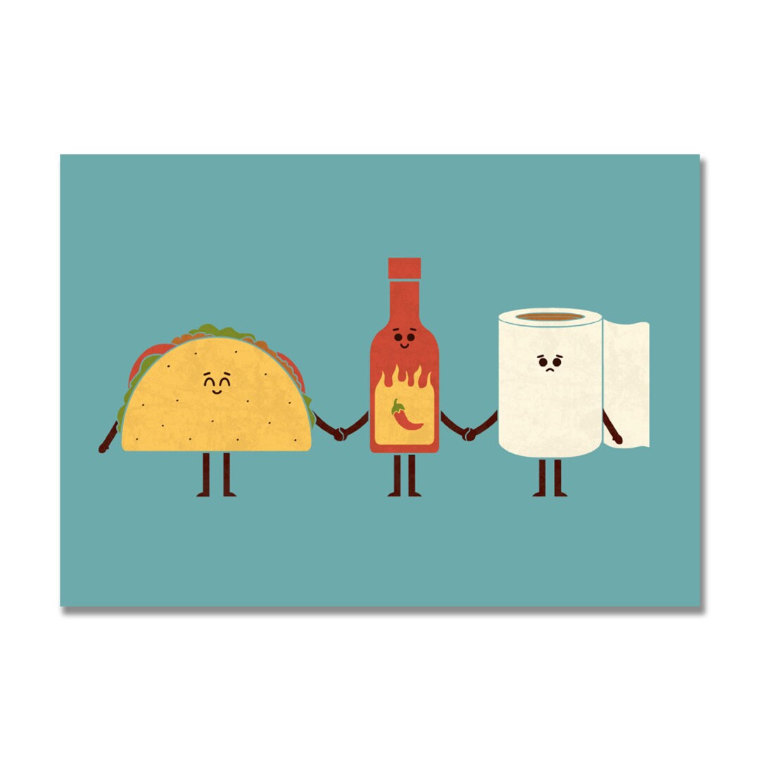 Taco Friends Art Print - Etsy