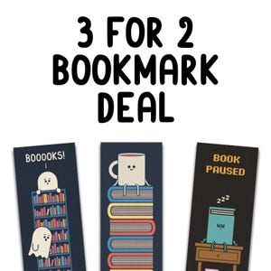 3 for 2 Bookmark Deal - Etsy