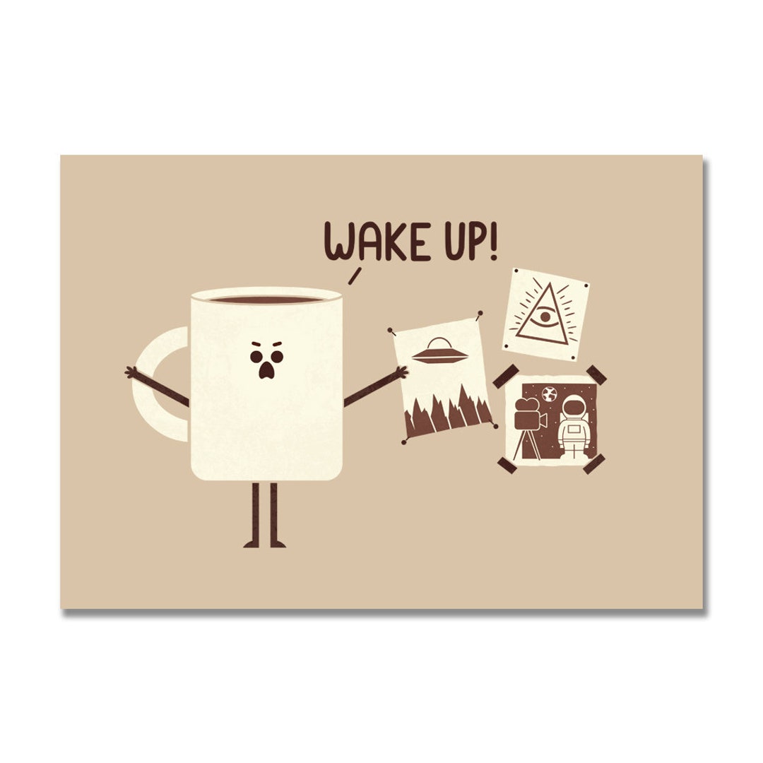 Wake up Art Print - Etsy