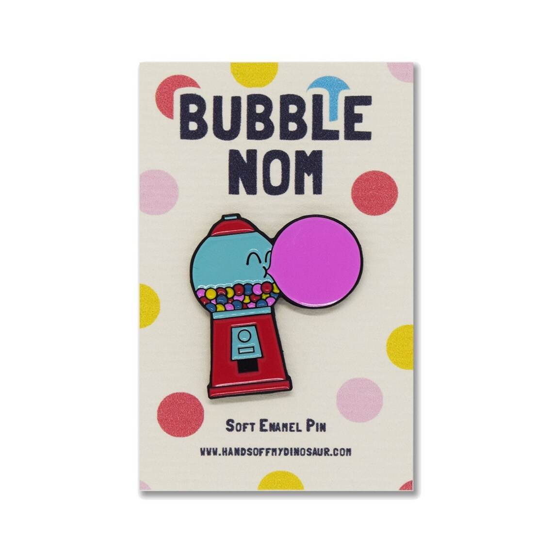 Bubble Nom Enamel Pin Badge - Etsy