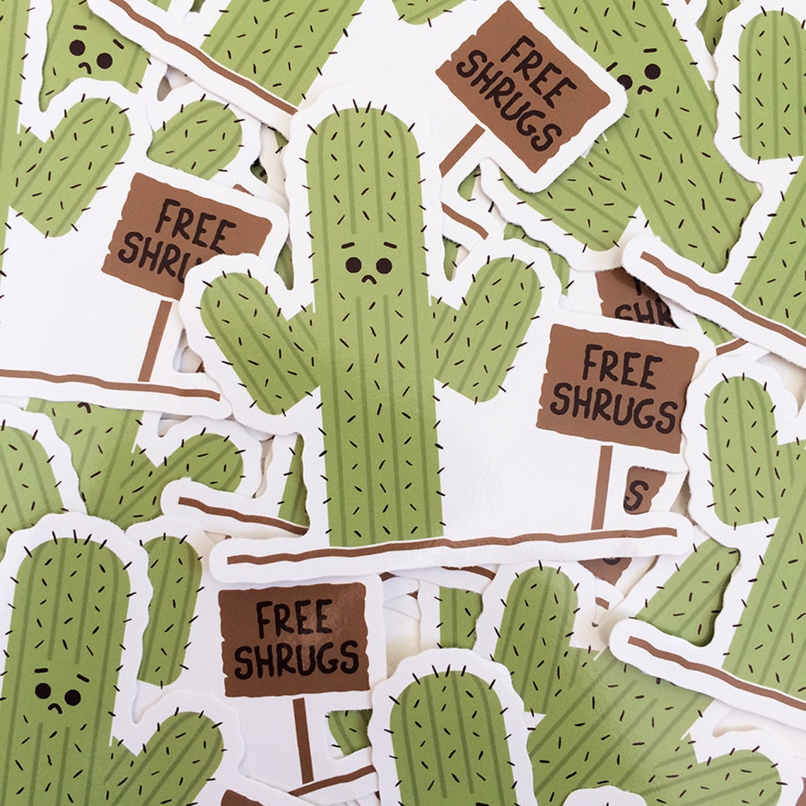 Free Shrugs Sticker | Etsy