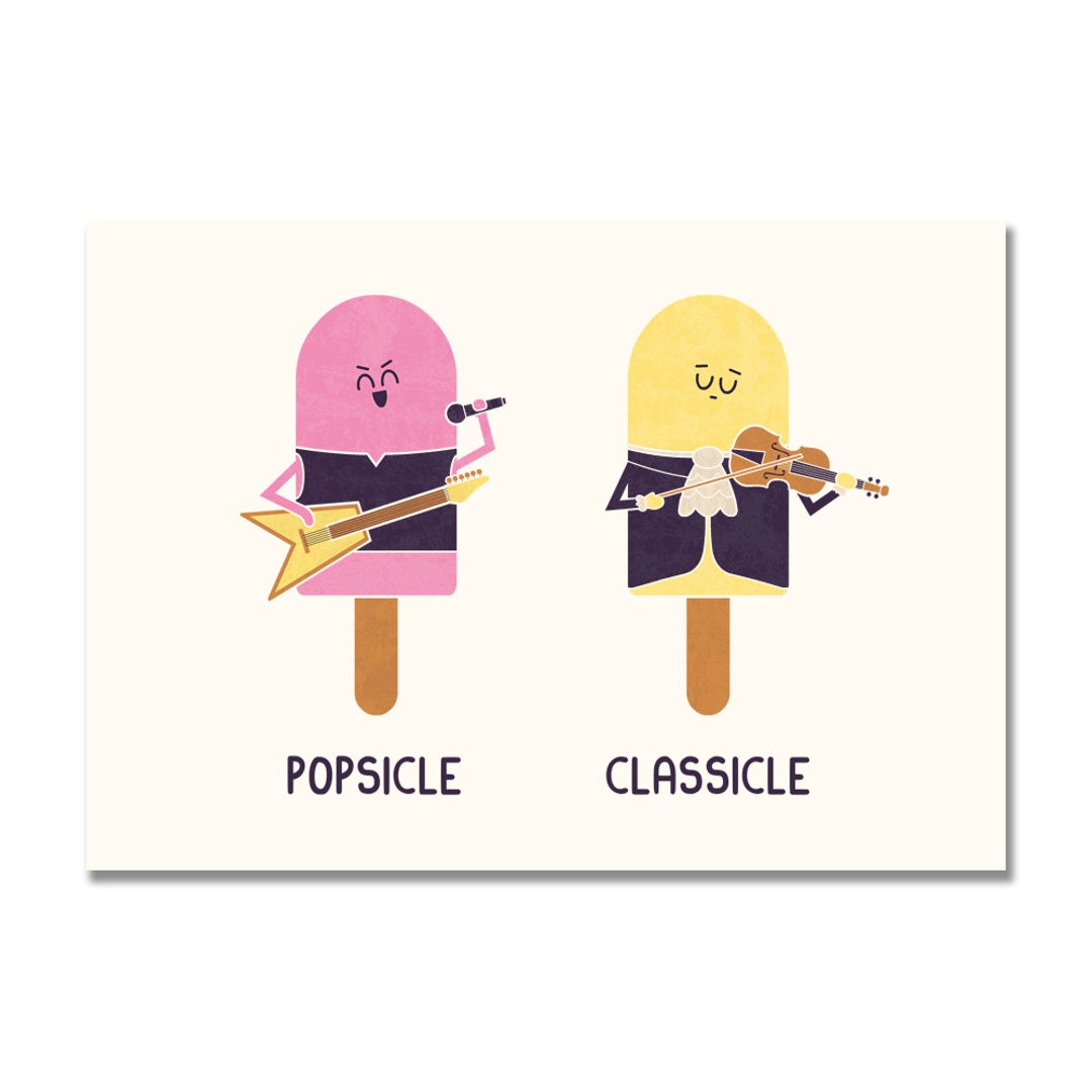 Popsicle Classicle Art Print - Etsy