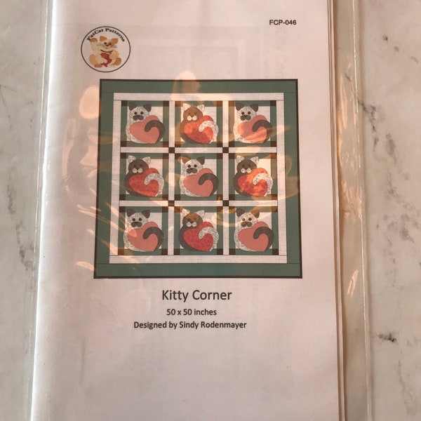 Kitty Quilt Pattern - Etsy