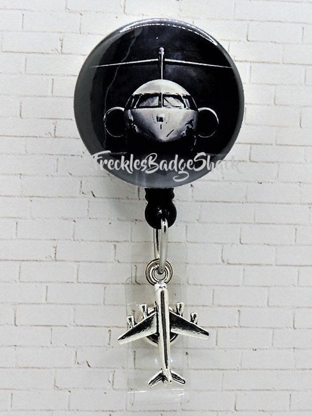 Airplane Retractable Badge Reel, Aviation Badge Reel, Aircraft Badge ...