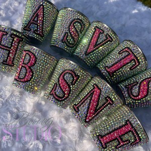 Bling Shot Glass With Initial | Bridal Party Gifts | Bachelorette Gifts ...