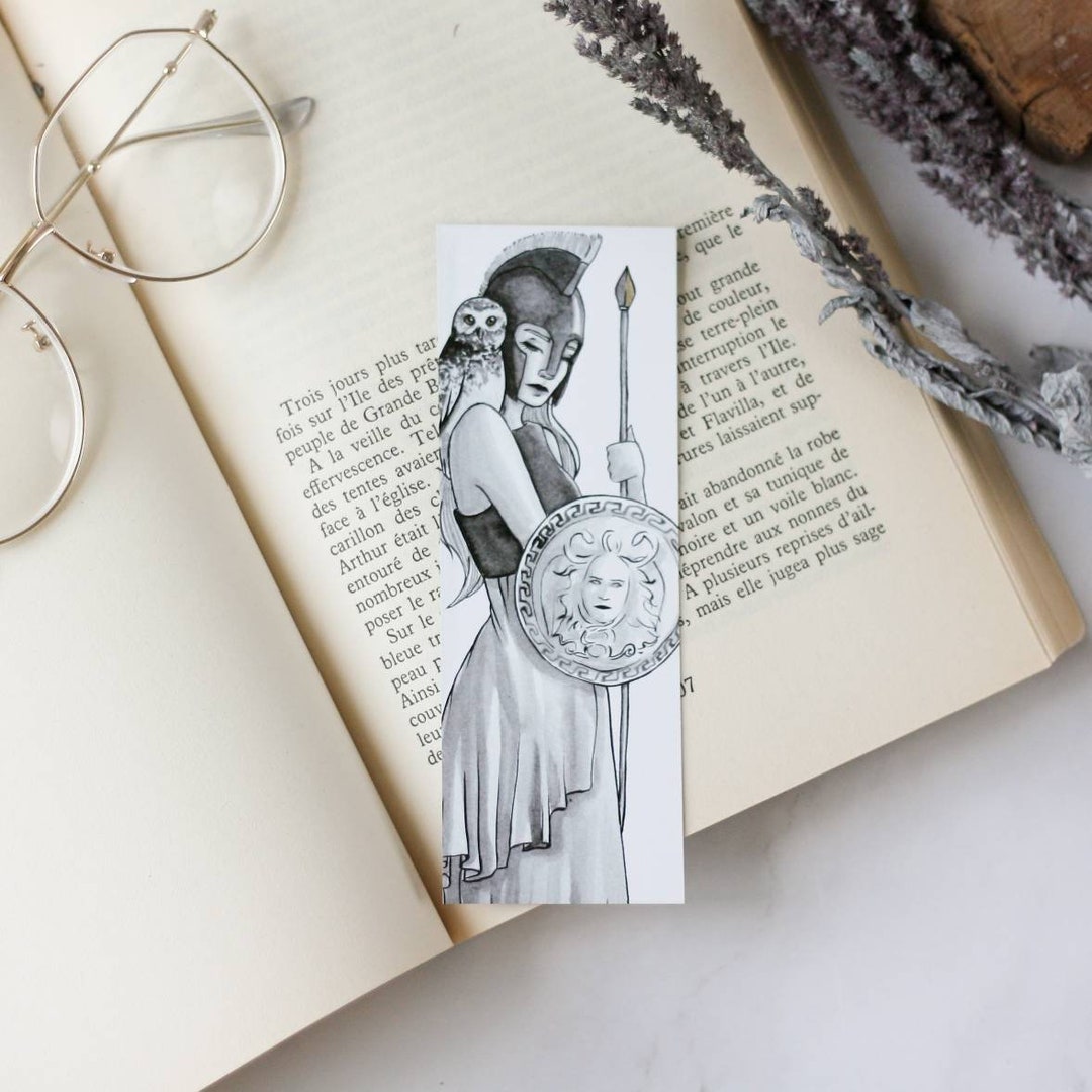 Bookmark athena - Etsy