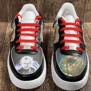 Hellraiser Custom Air Force 1 - Scary Horror Low Top Sneakers for ...