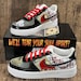 Hellraiser Custom Air Force 1 - Scary Horror Low Top Sneakers for ...