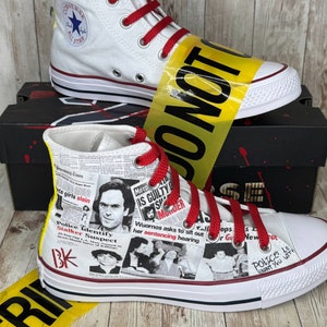 Serial Killer Converse High Tops - Custom Scary Horror Shoes for ...