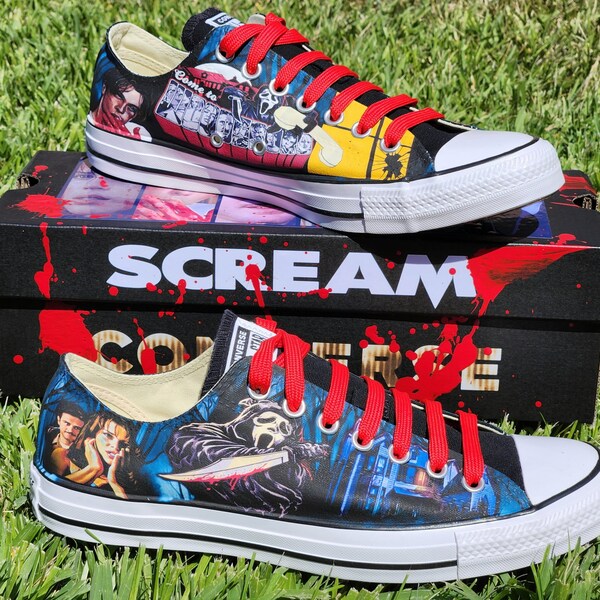 Scream Tennis Shoes - Etsy