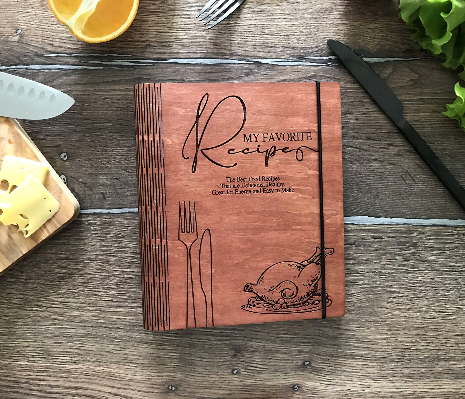 a5-personalized-recipe-book-engraved-wooden-recipe-cook-book-etsy