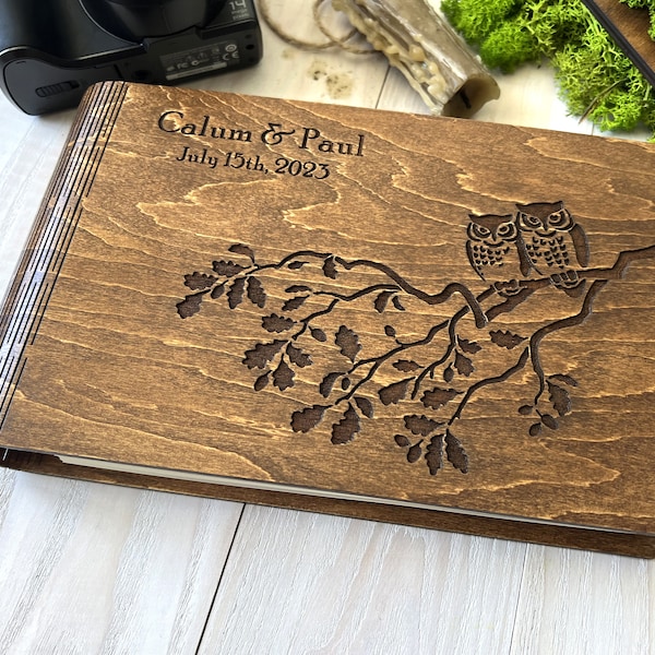 Rustic Guest Book - Etsy