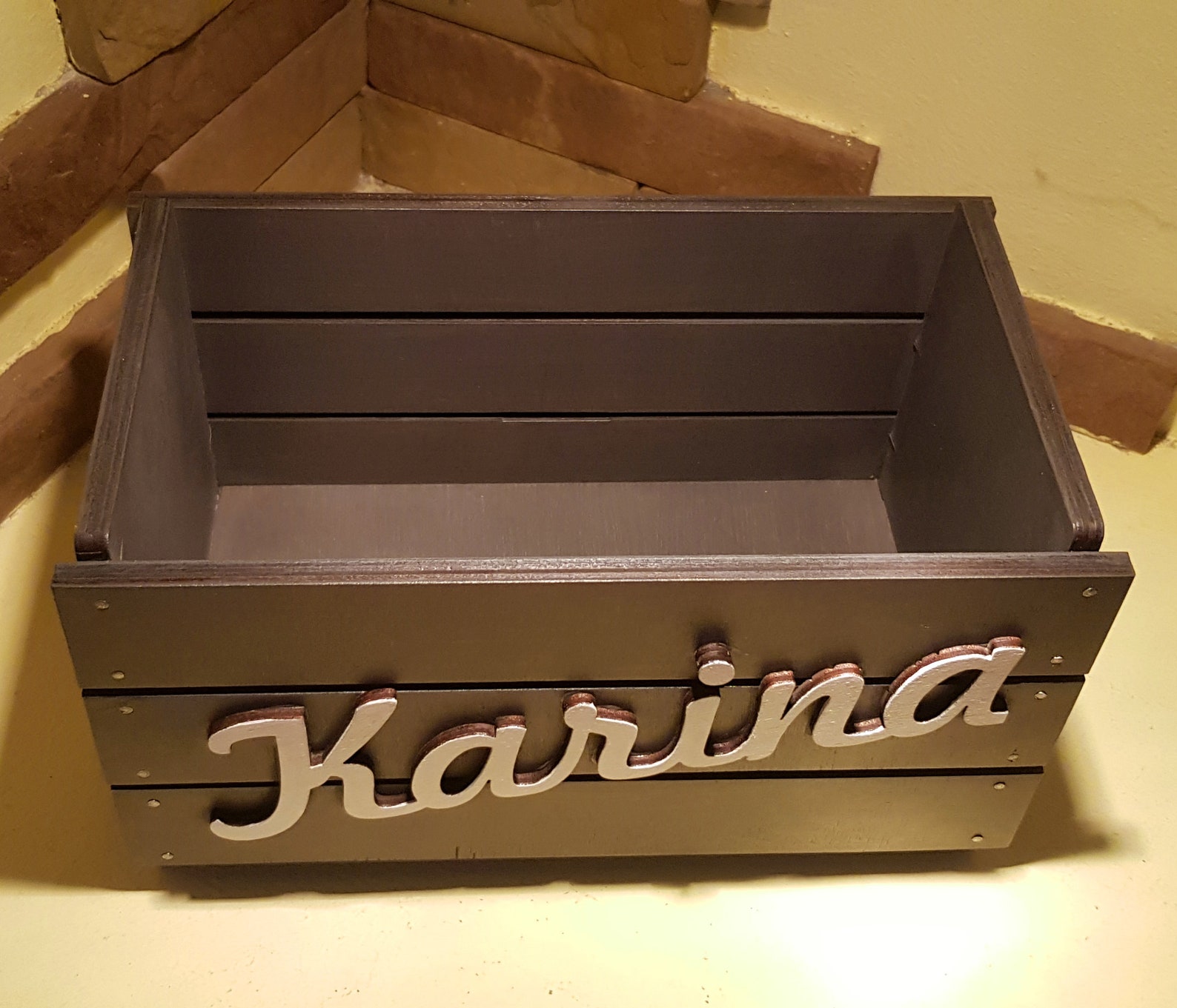 Personalized Wooden Box for Ipad Wood Box Two Phone Unplug Box | Etsy