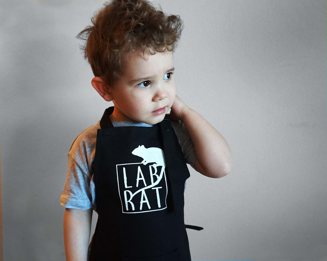 Science Apron for Kids STEM Kids Gift Lab Rat Funny Apron With Pocket ...