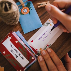 Digital Download Kids Christmas Advent Calendar Editable, Instant ...