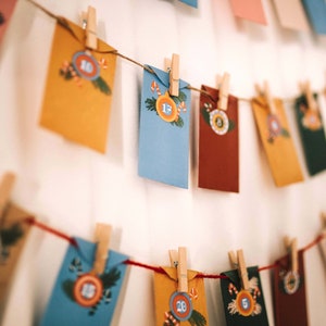 Digital Download Kids Christmas Advent Calendar Editable, Instant ...