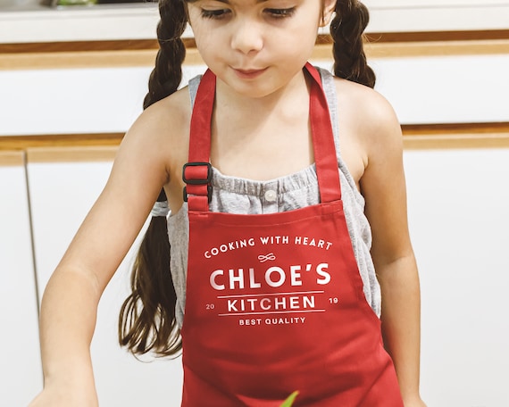 My Kitchen Kids Apron Cooking Toddler Apron Children - Etsy