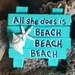 Beach Fridge Magnet Beach Beach Beach Refrigerator Magnet, Magnet Sign ...