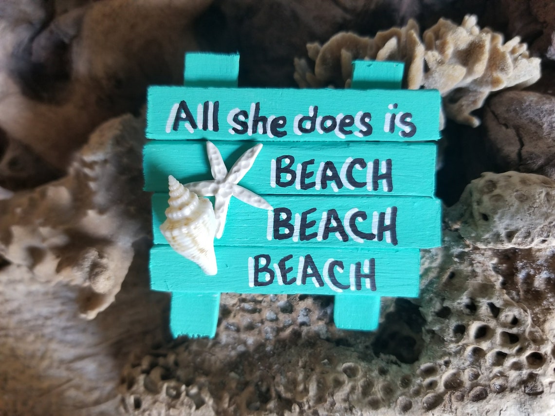 Beach Fridge Magnet Beach Beach Beach Refrigerator Magnet - Etsy