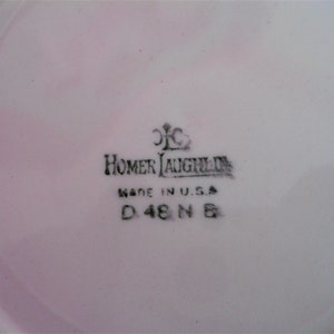Vintage Homer Laughlin Dessert Plates, Virginia Rose, Set of 9 - Etsy
