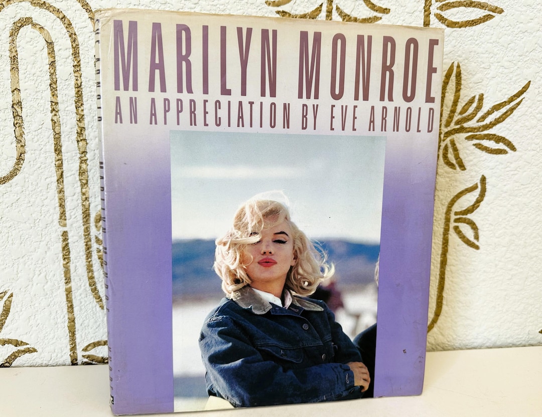 Marilyn Monroe Book, Eve Arnold Photographs, 1987 First Edition - Etsy