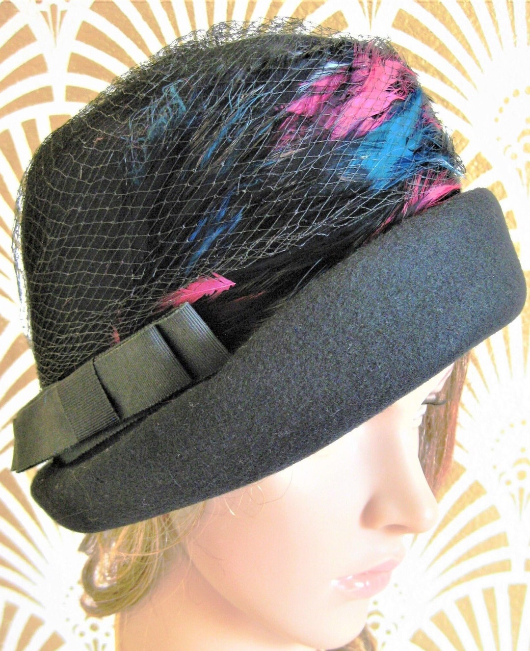 HENRY POLLACK, New York, Glenover, Vintage Hat, Designer, Signed, 100% ...