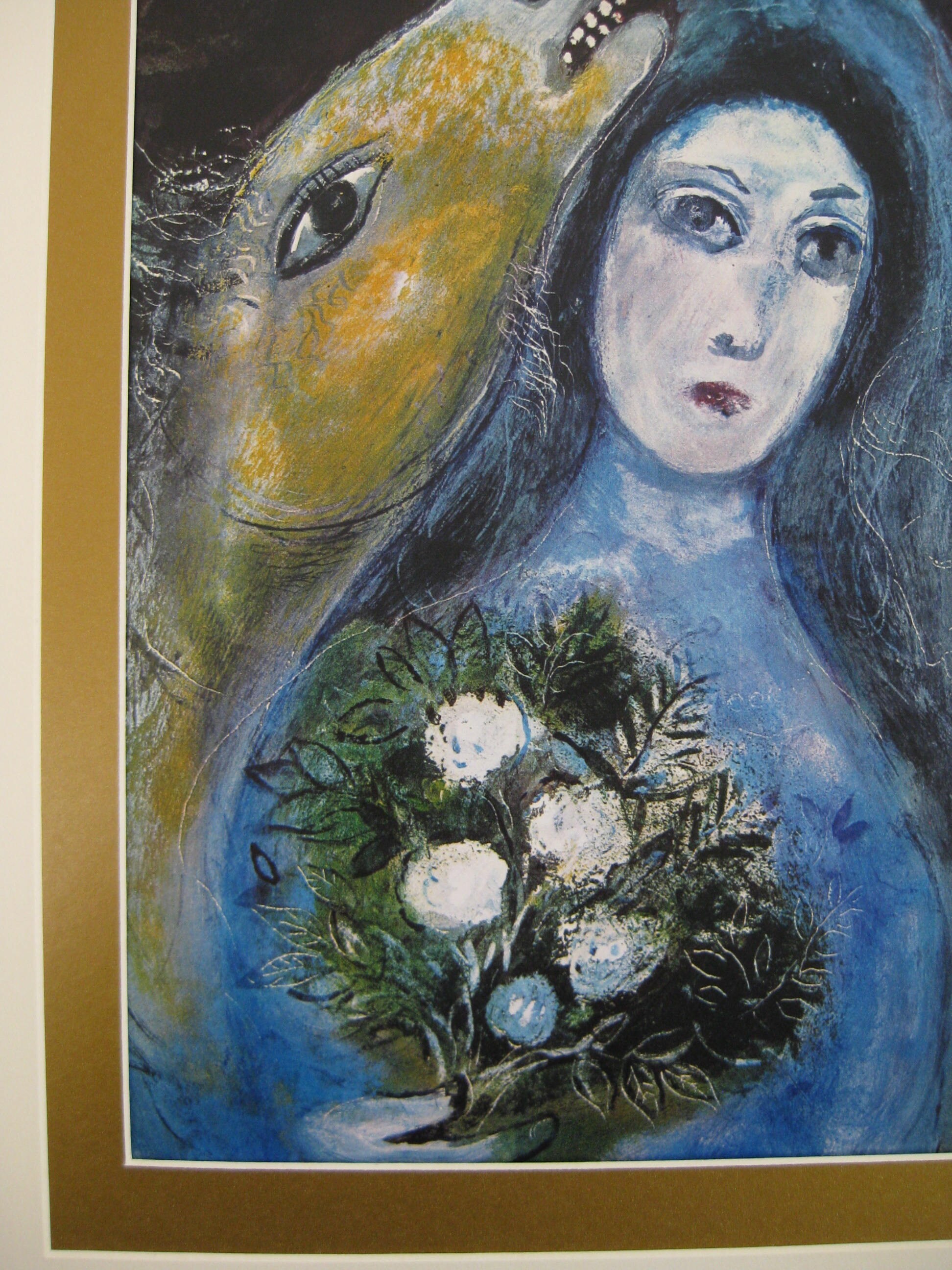 Marc Chagall "for Vava" Art Print, Matted Vintage Wall Art (16x20) - Etsy