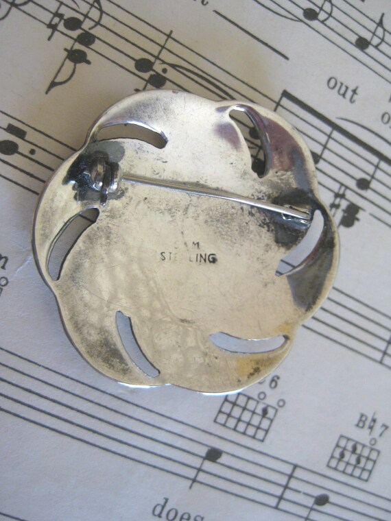 Vintage SIAM STERLING Silver Designer Signed Pin/Broo… - Gem
